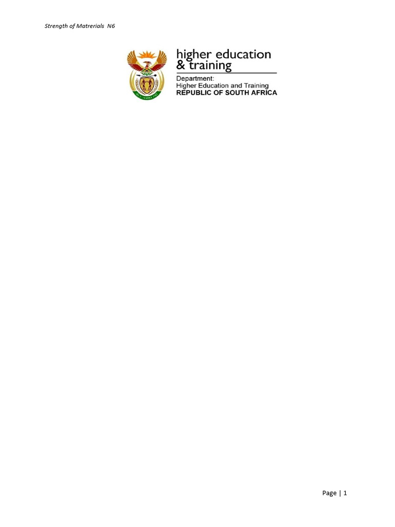 N6 Strength of Materials and Structures | PDF | Bending | Beam (Structure)