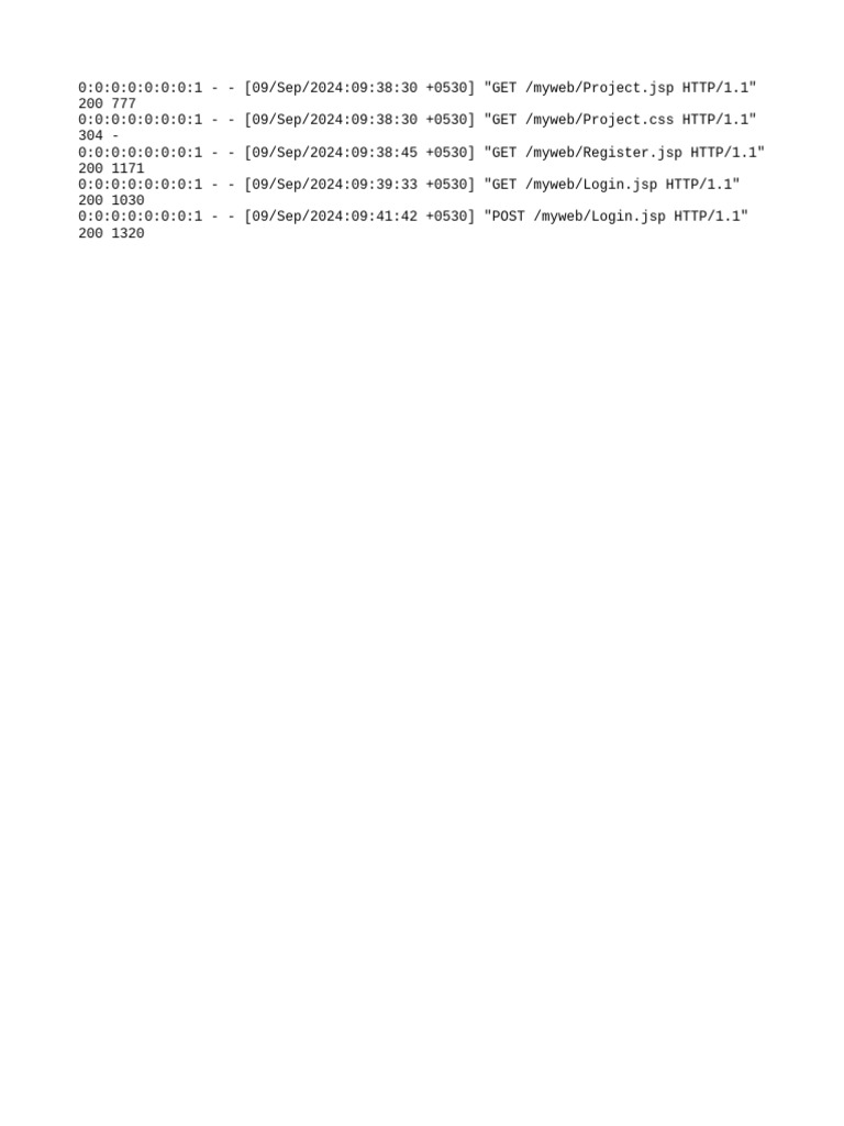 Localhost Access Log.2024!09!09 | PDF