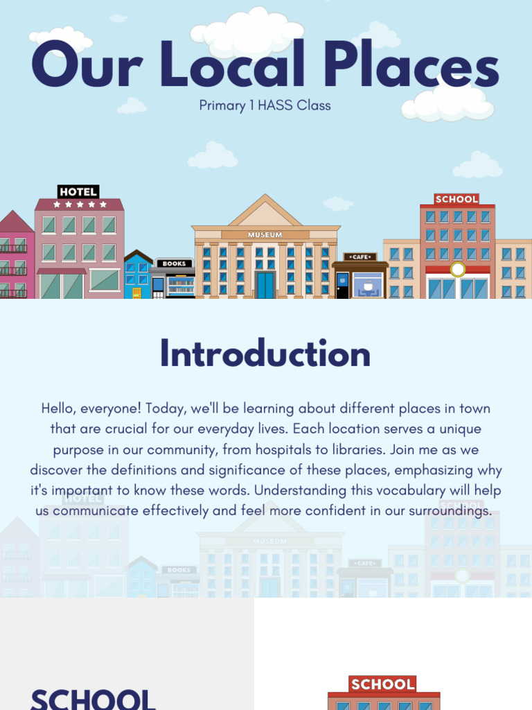 Our Local Places | PDF