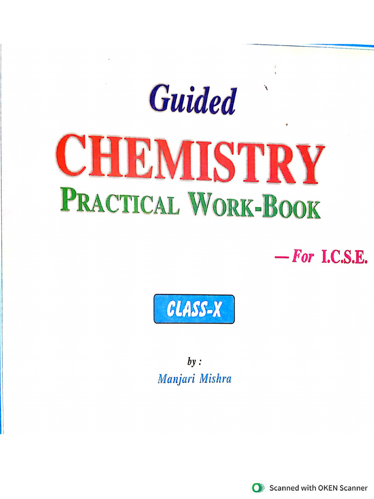 10- Chemistry Practical Work-Book 2025 | PDF