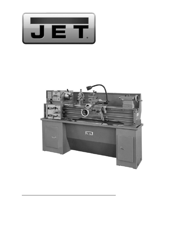 Belt Drive Bench Lathe O&M Manual | PDF | Screw | Metalworking