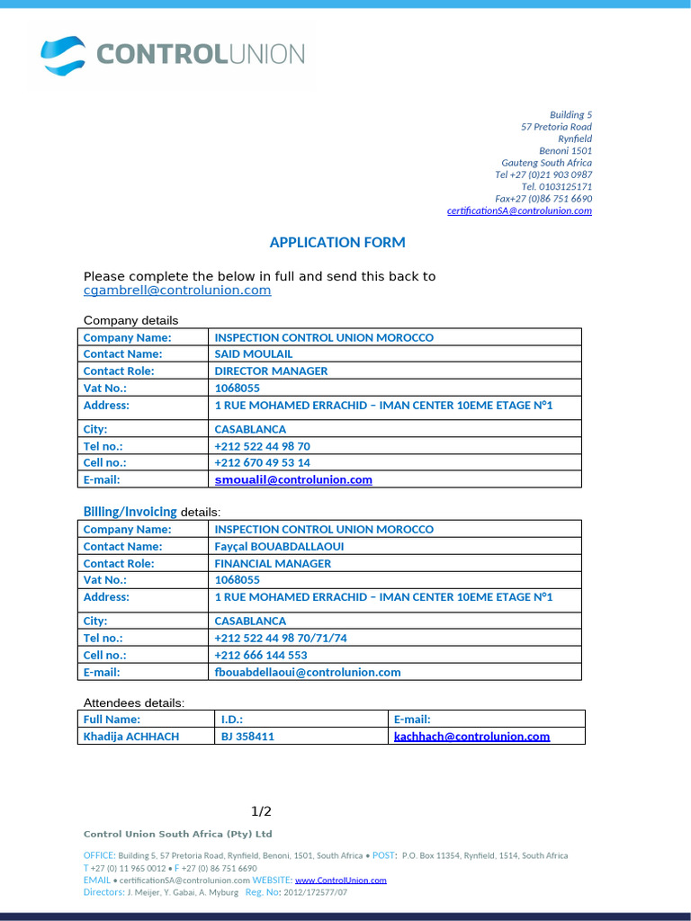 HACCP Training Application 2024 | PDF | Food Safety | Quality