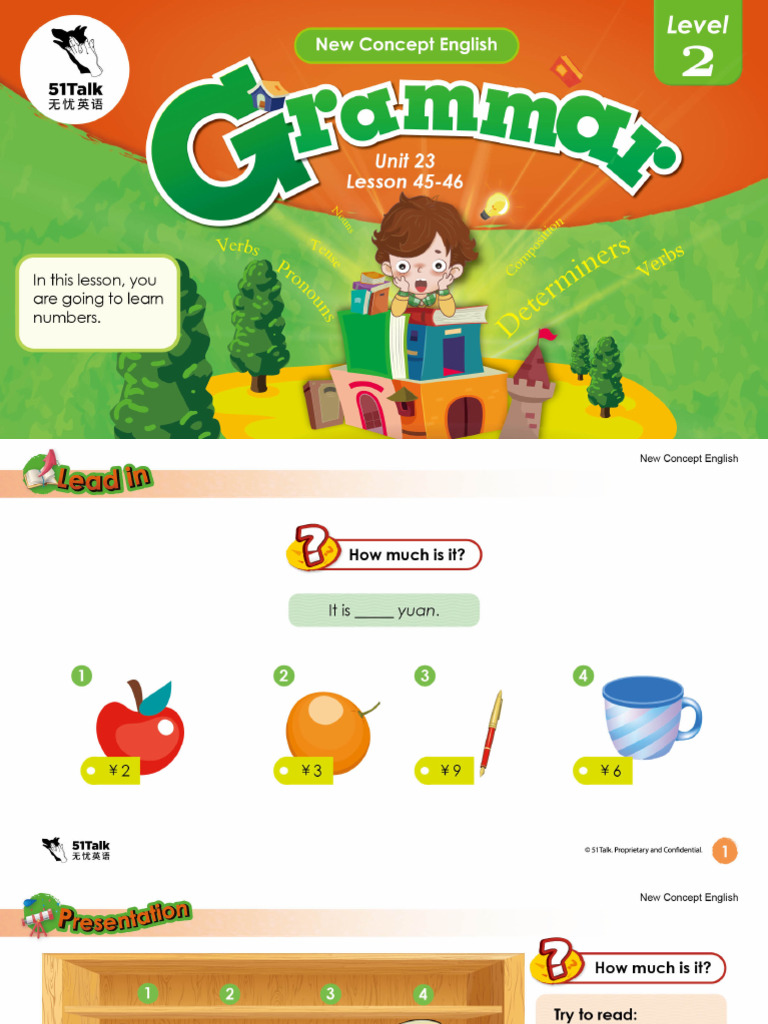 Grammar Unit 23 Lesson 45 To 46 | PDF