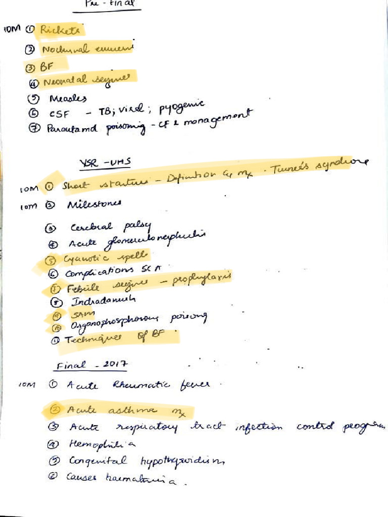 Paeds | PDF