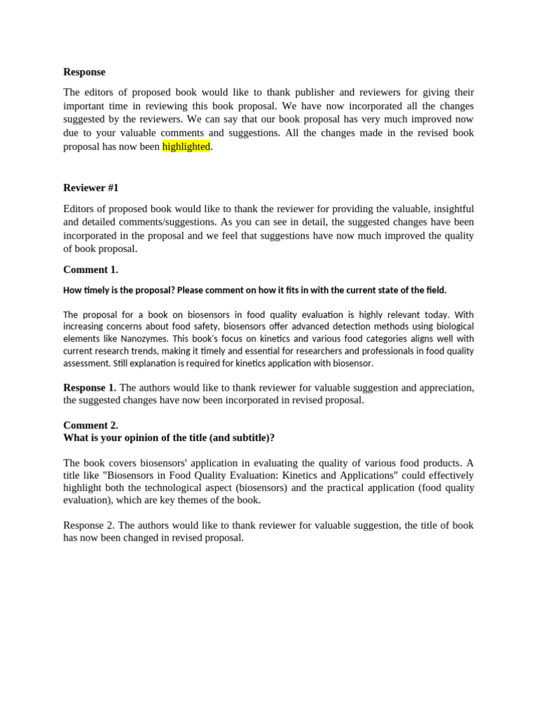 Response Letter | PDF