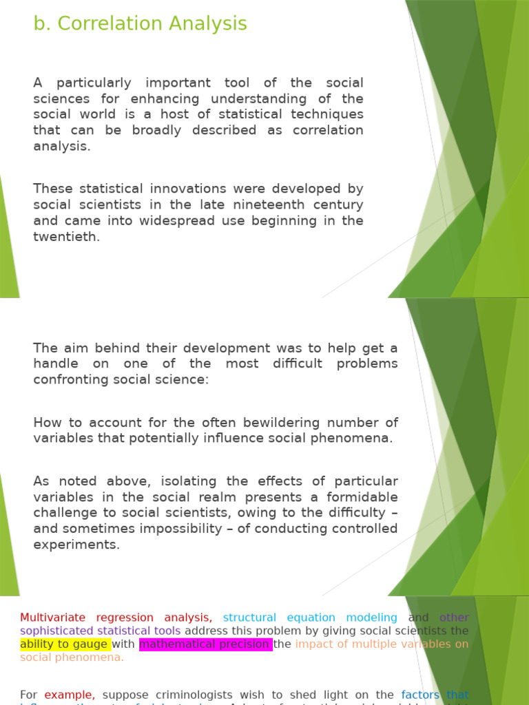 Correlation Analysis PPT 11 | PDF | Causality | Regression Analysis