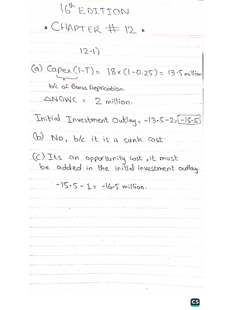 CHAPTER 12 (16th Edition) | PDF