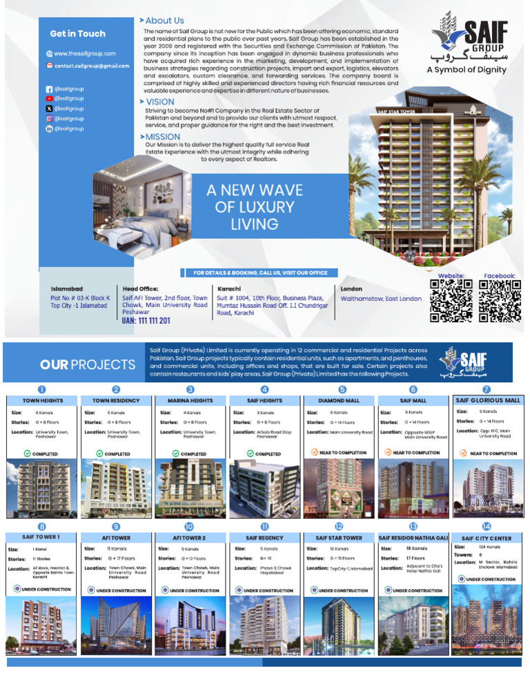 Saif Group 1 Page Profile 2025 | PDF