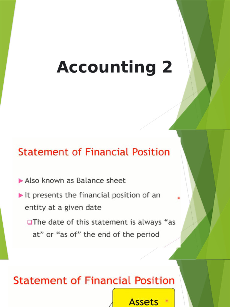 Accounting 2 | PDF
