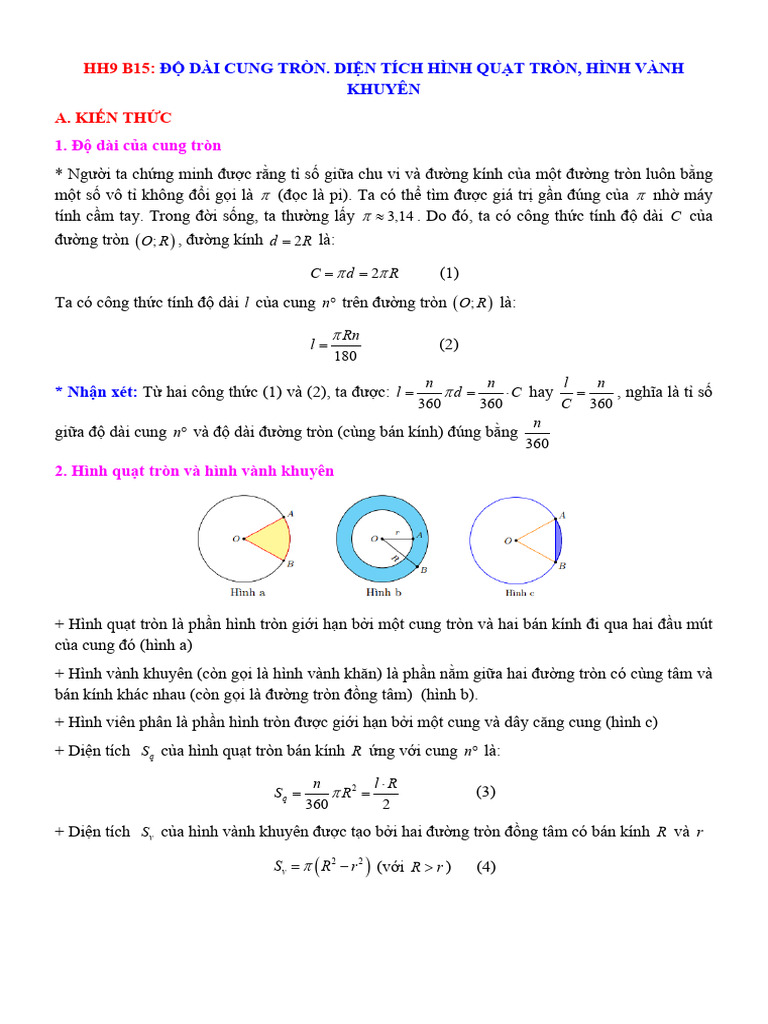 HH9 C5 B15 Ti Do Dai Duong Tron Cung Tron | PDF