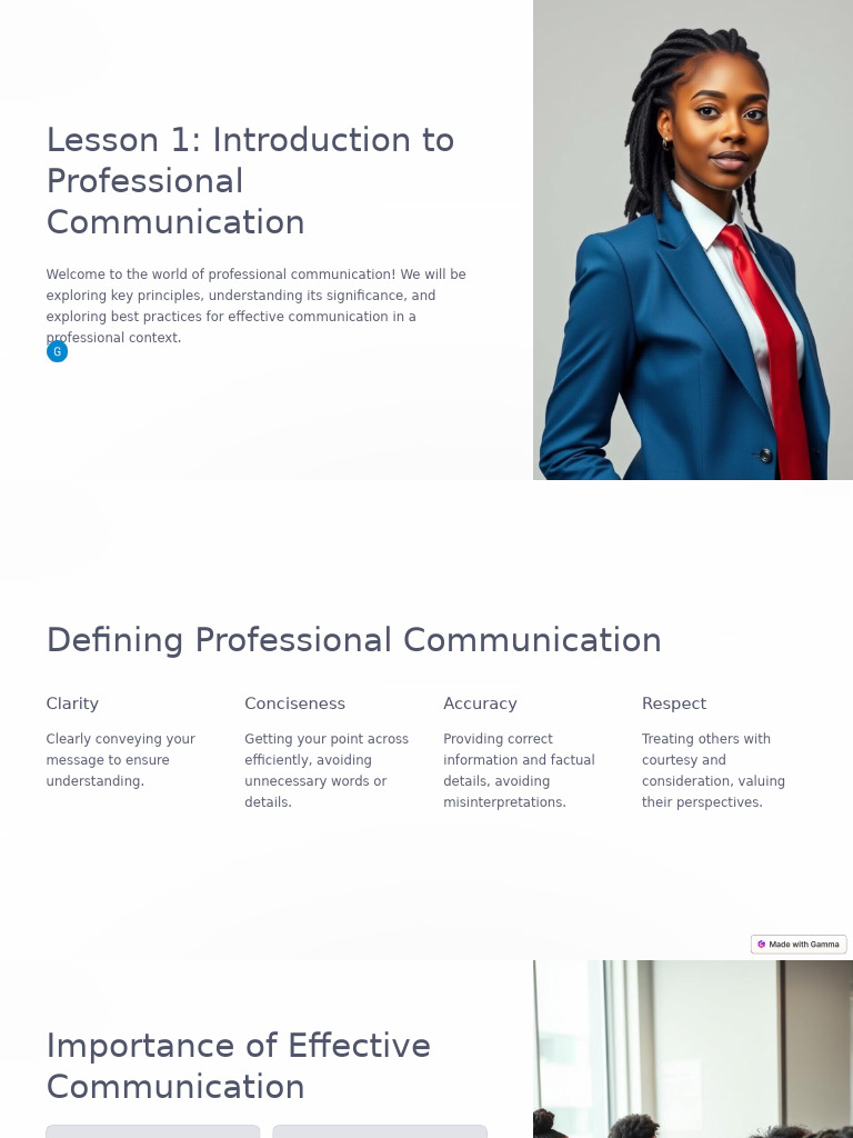 Lesson 1 Introduction To Professional Communication | PDF ...
