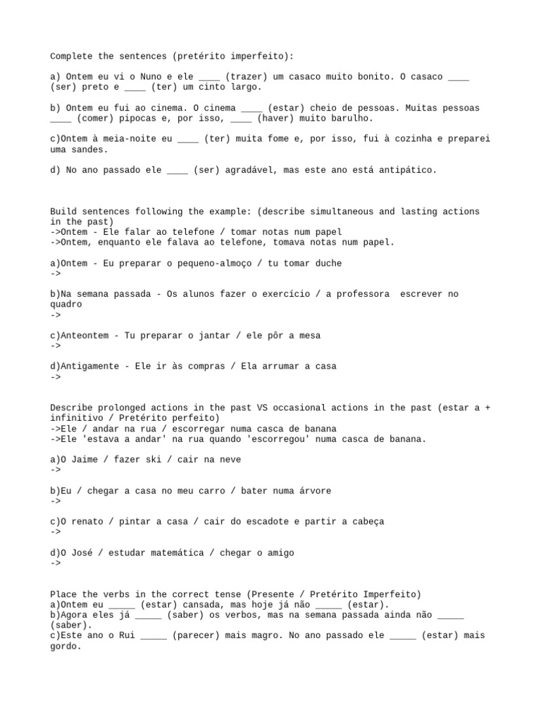 Perf + Imp, Demonstrative | PDF