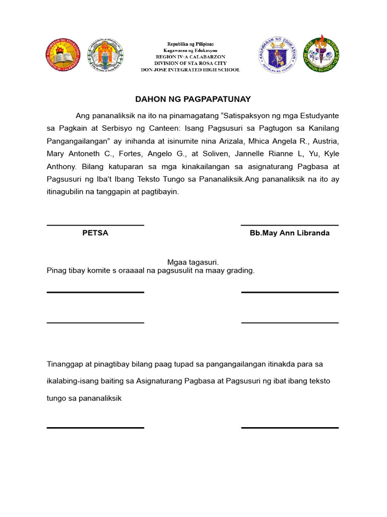 Group 3 Pananaliksik | PDF