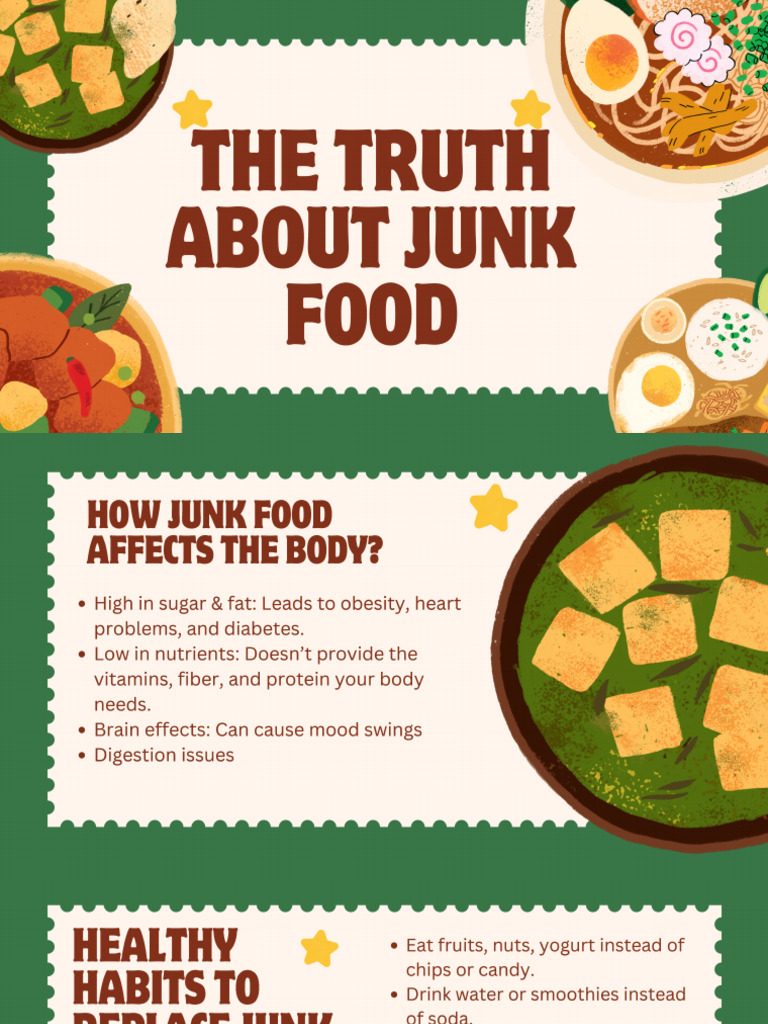 The Truth About Junk Food PDF | PDF