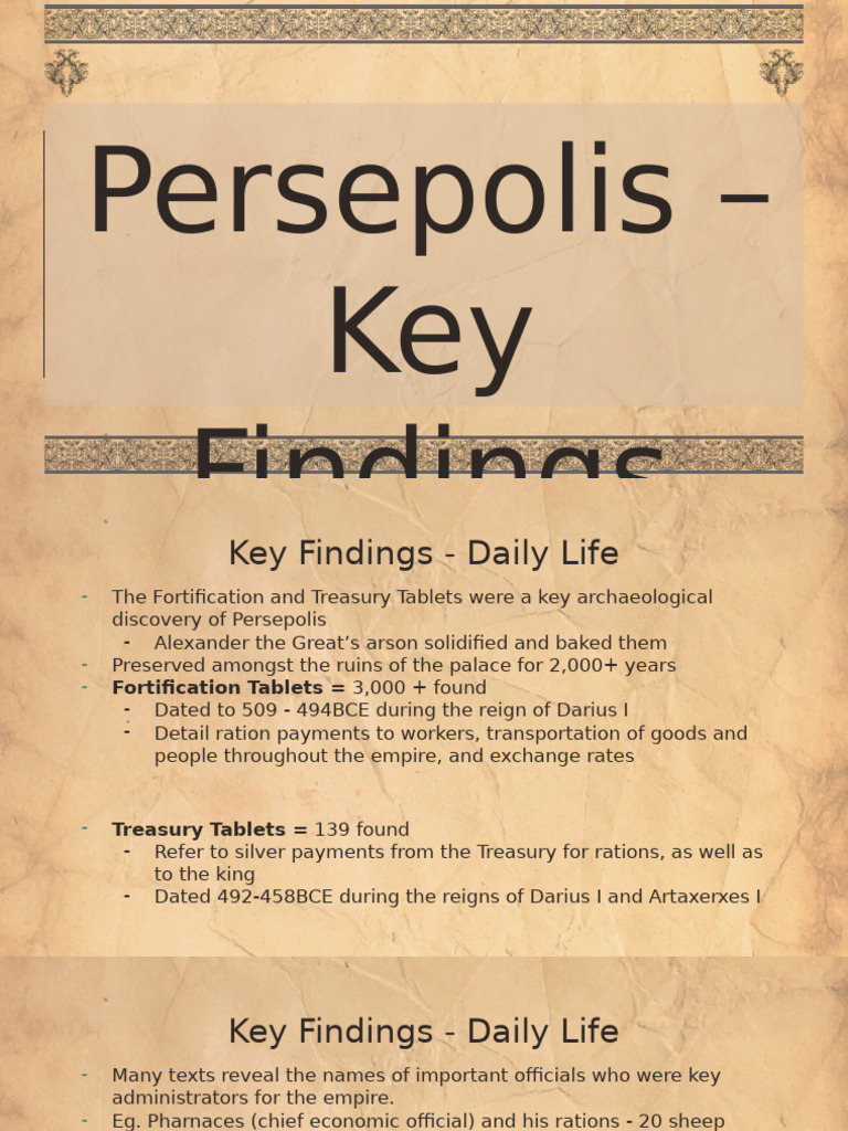 Persepolis Revision | PDF | Achaemenid Empire