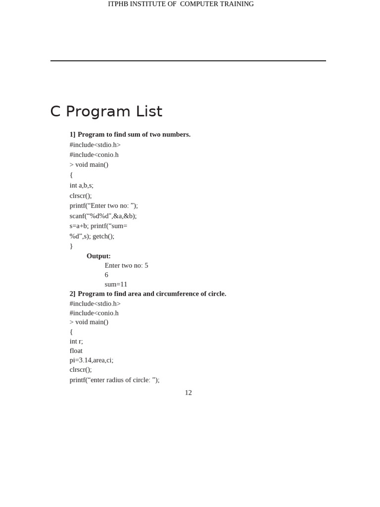 Cpractical Mantra Institute (2) | PDF | Computer Architecture ...