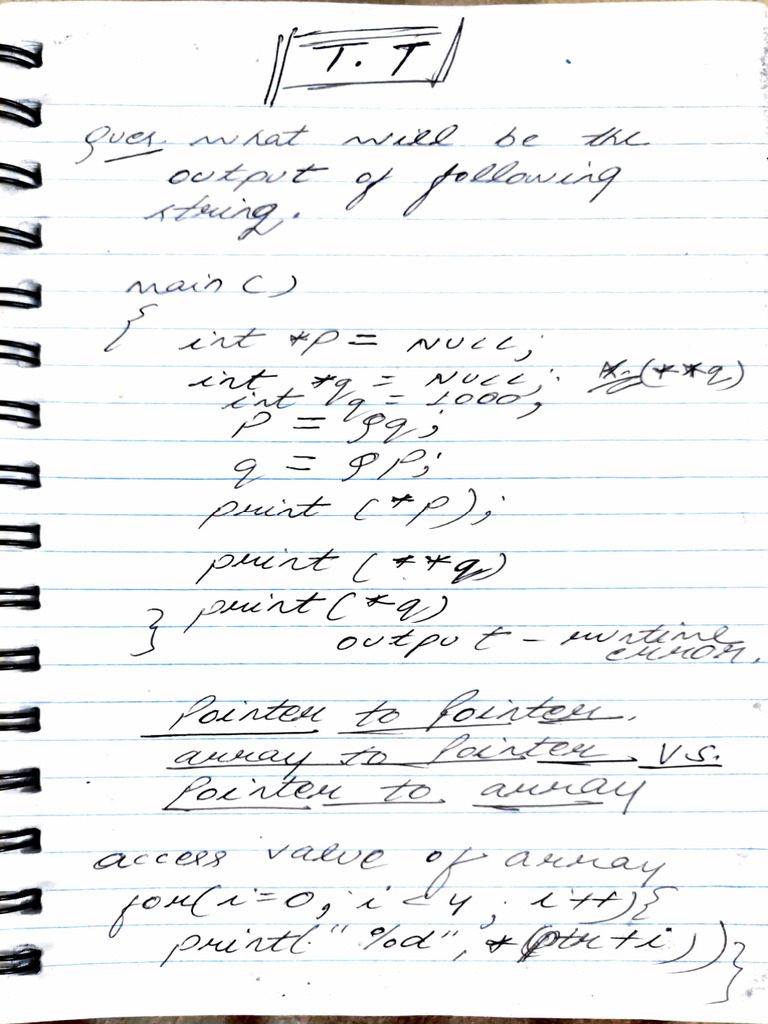 Hand Written Notes | PDF