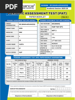 MCQ O Level Answer Sheet | PDF