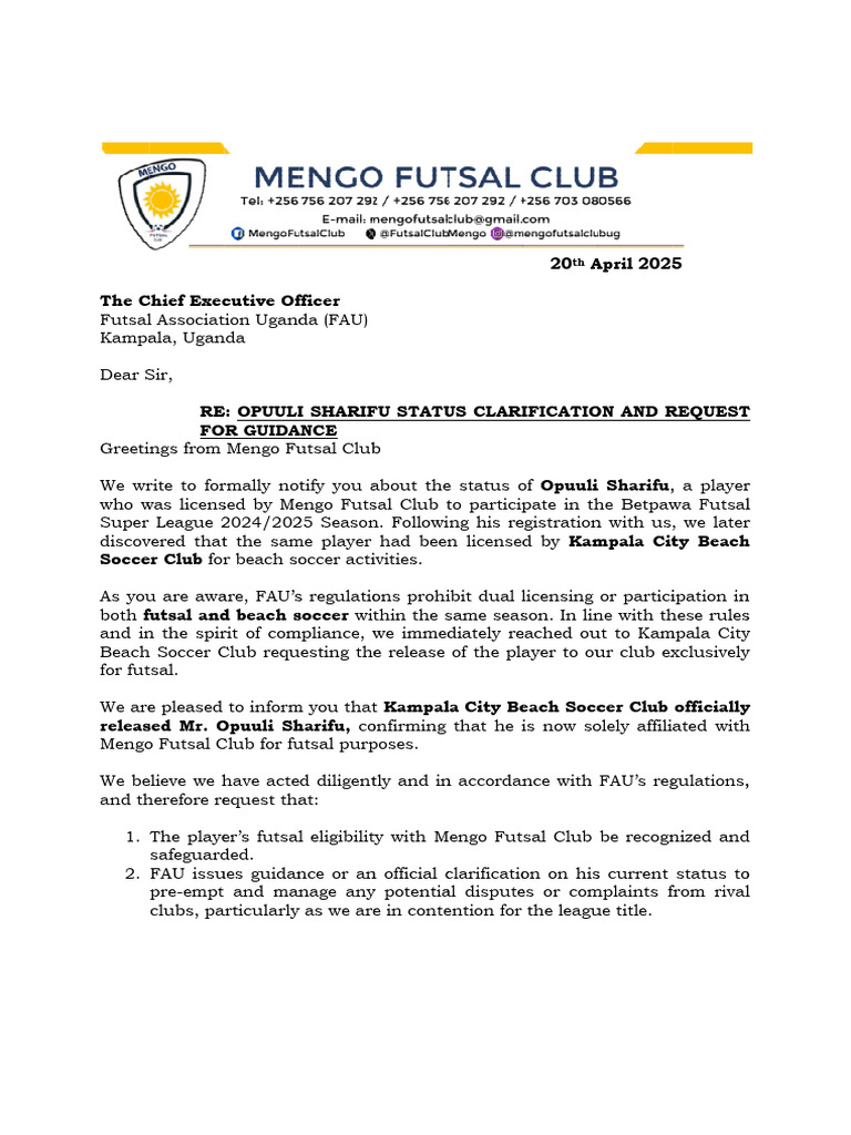 Opuuli Status Confirmation - FAU | PDF | Justice | Crime & Violence