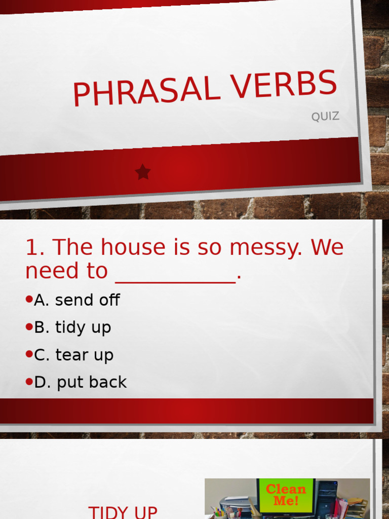 Phrasal Verbs Intermediate Level Fun Activities Games 146190 | PDF