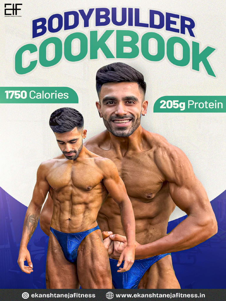 Bodybuilding Cookbook (1768 Kcal 205g Protein) | PDF
