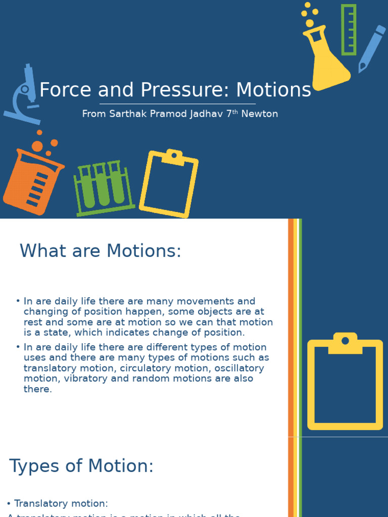 Force and Pressure Project | PDF