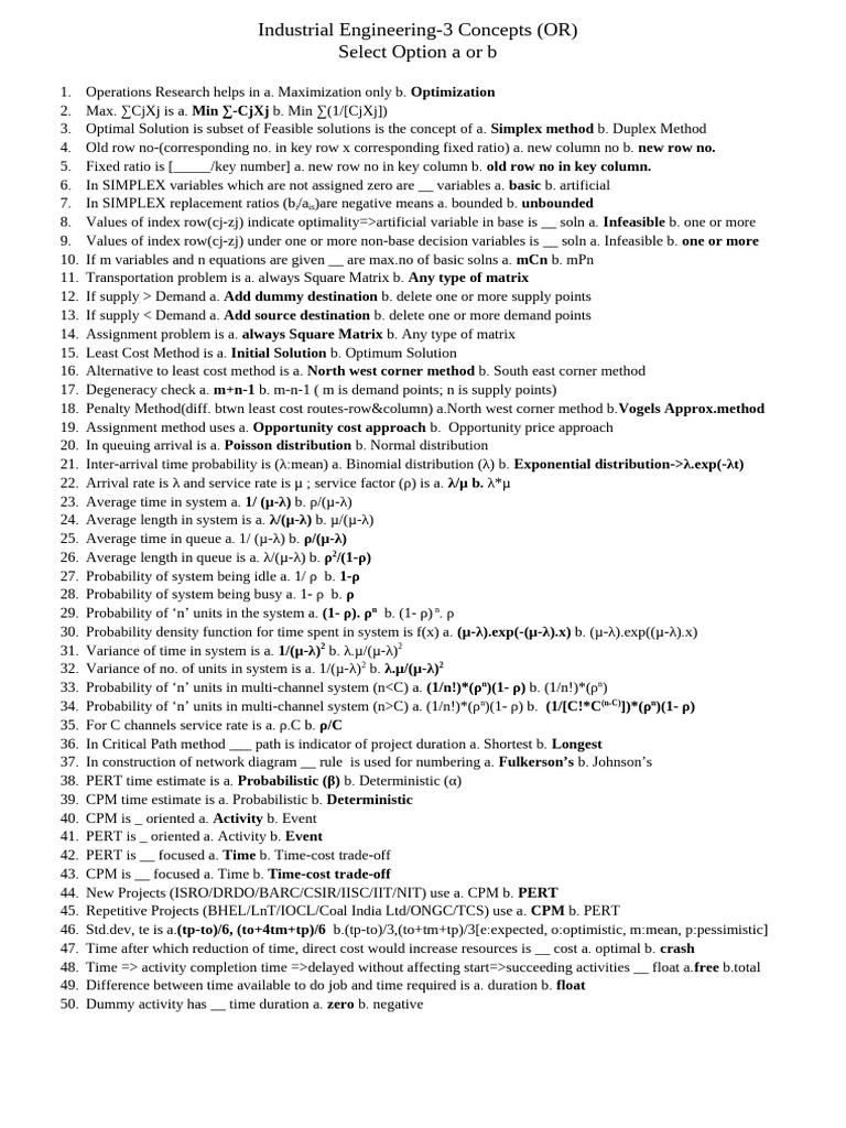 IE Concepts Micro Exam 3 Answers | PDF | Applied Mathematics ...