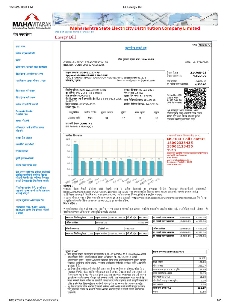 LT Energy Bill | PDF