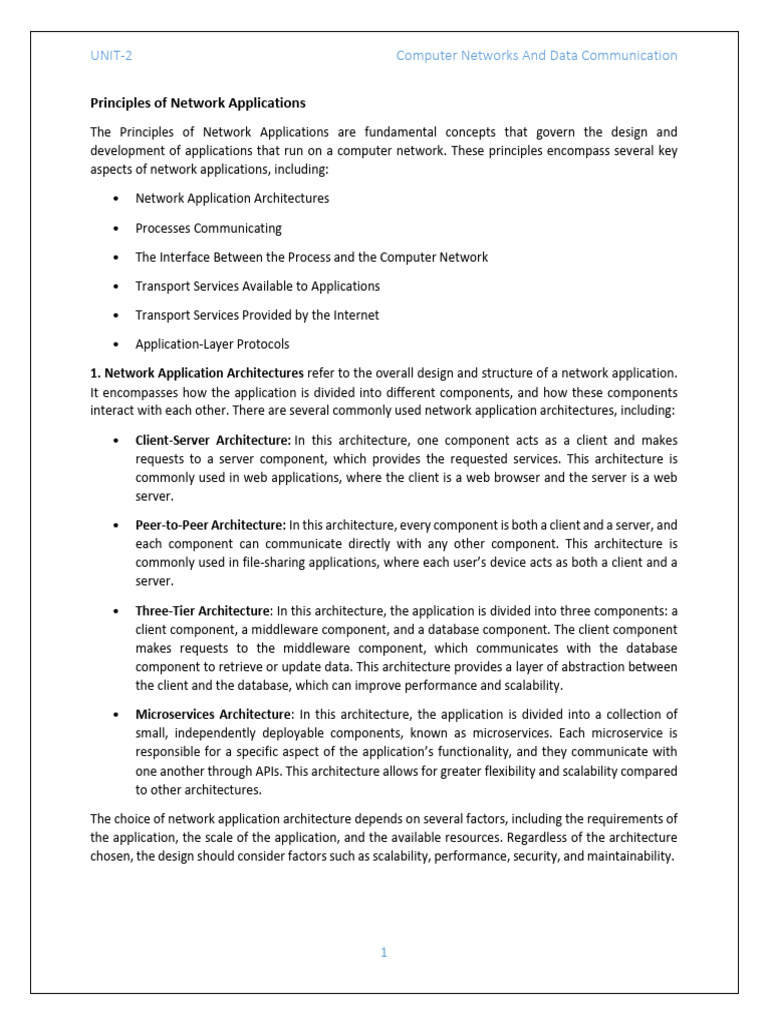 Unit-2 CNDC | PDF | World Wide Web | Internet & Web