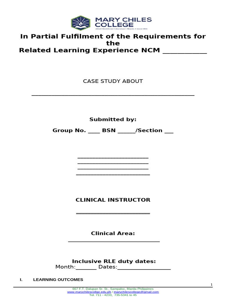 New Ob Risk Nicu Case Study Format For 2nd Year | PDF | Medical ...