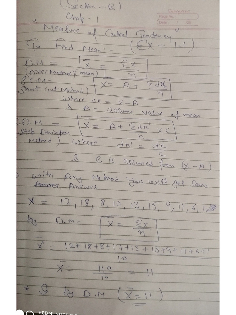 Math Notes ??? | PDF