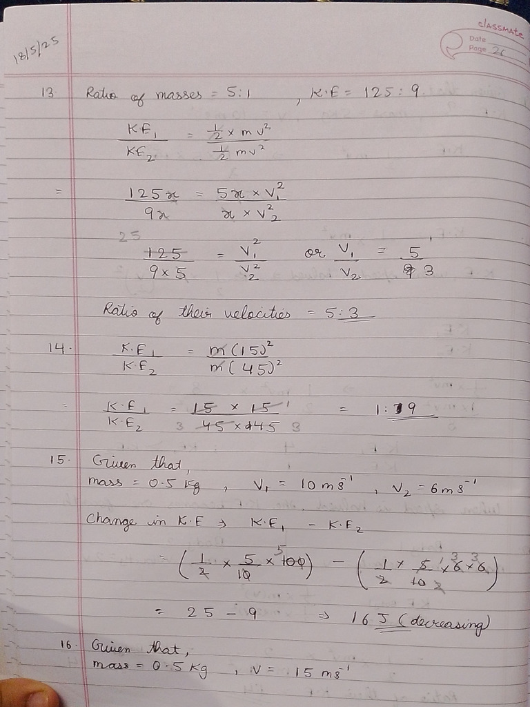 Phy Assignment Part 2 (1st Term) | PDF