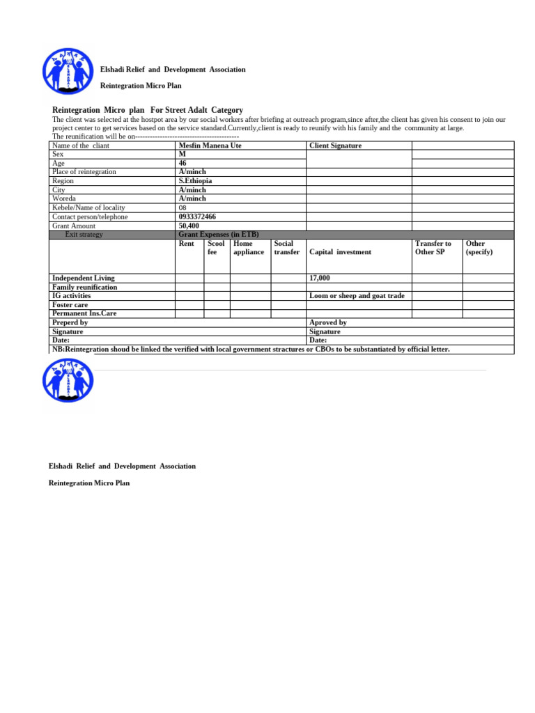 New Re-Unification Erda New | PDF | Family | Living Arrangements