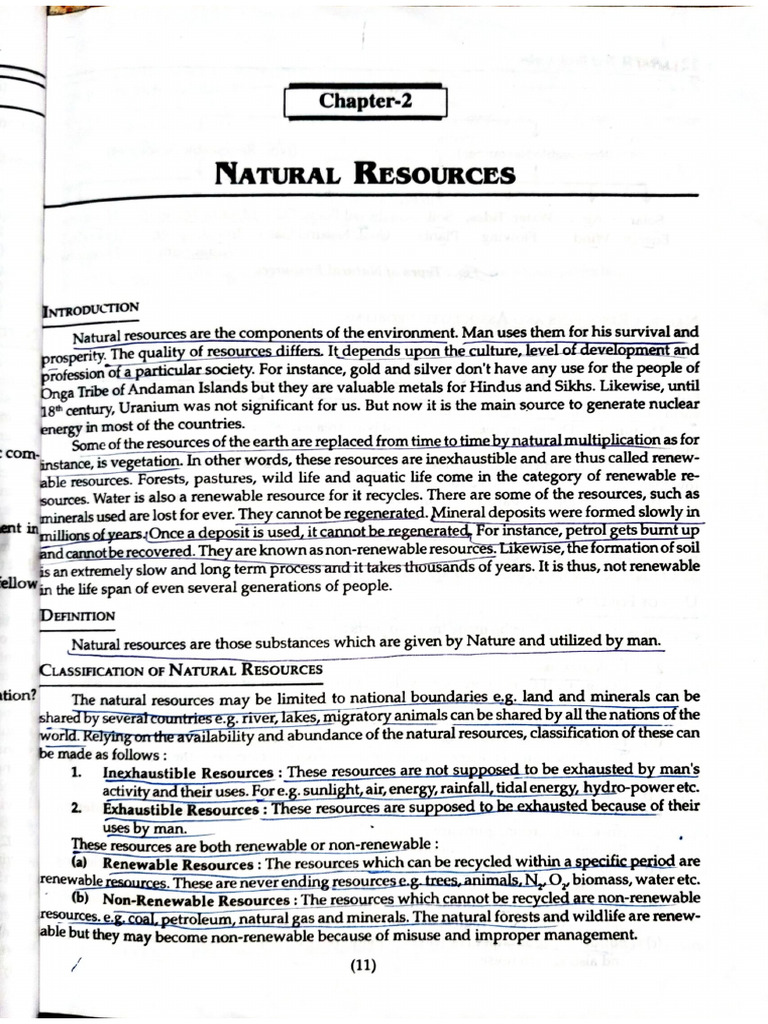 Natural Resources | PDF