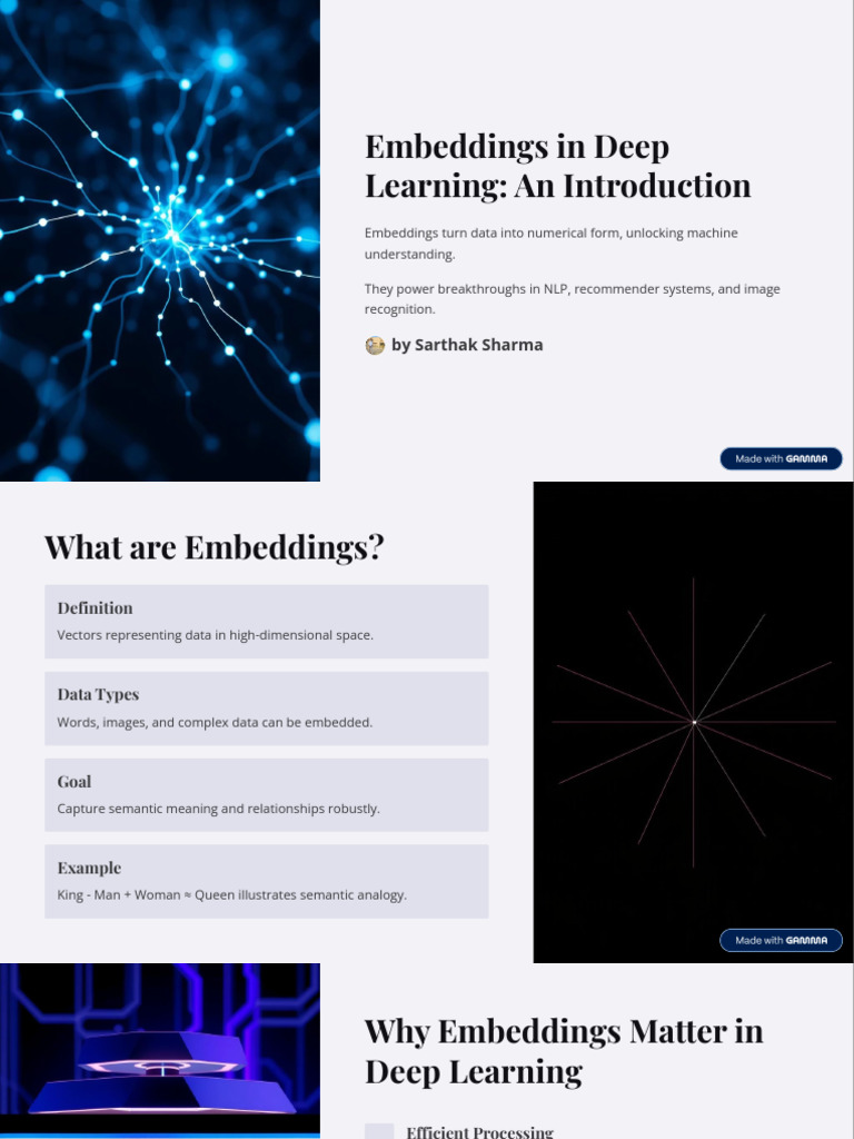 Embeddings in Deep Learning An Introduction | PDF | Cognitive Science | Artificial Intelligence