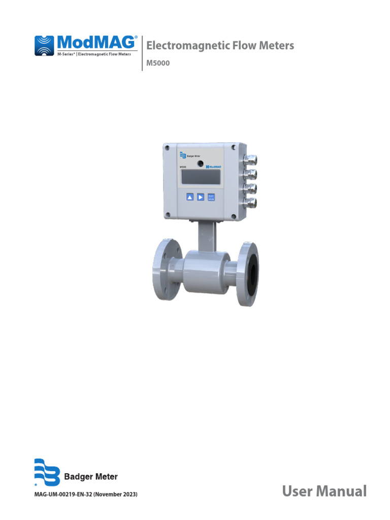 Mag Um 00219 en - M5000 | PDF | Flow Measurement | Valve
