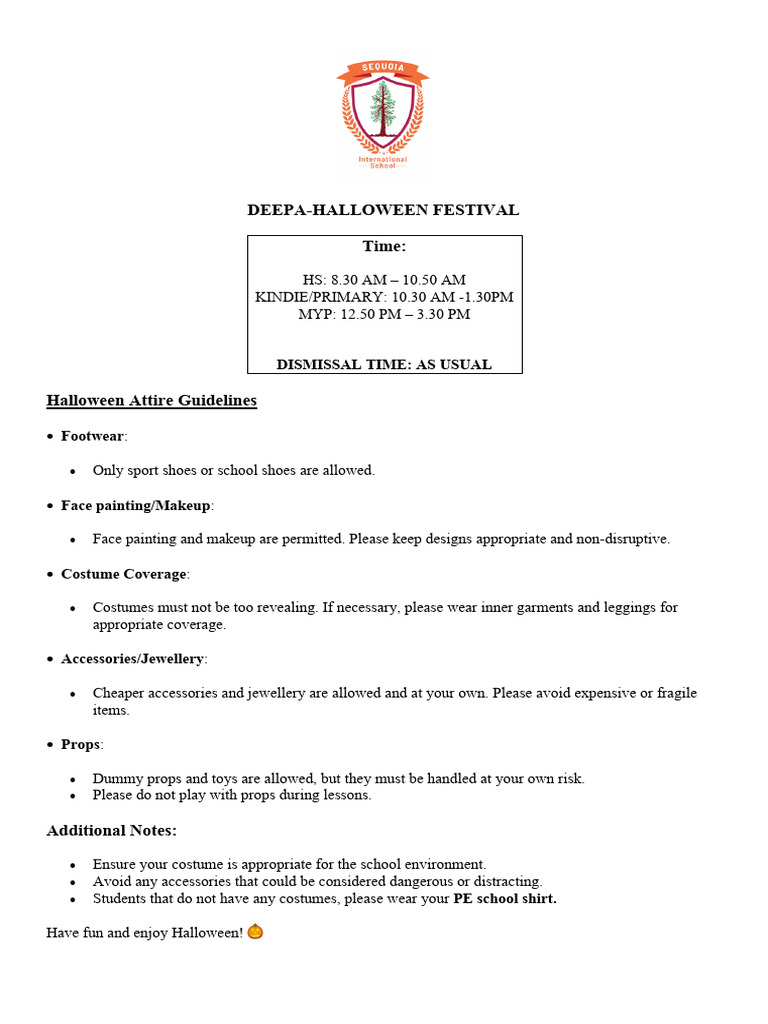 Deepa-Halloween 2024 Brief | PDF | Clothing