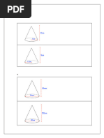Cone Volume Practice Problems | PDF | Volume | Euclidean Geometry