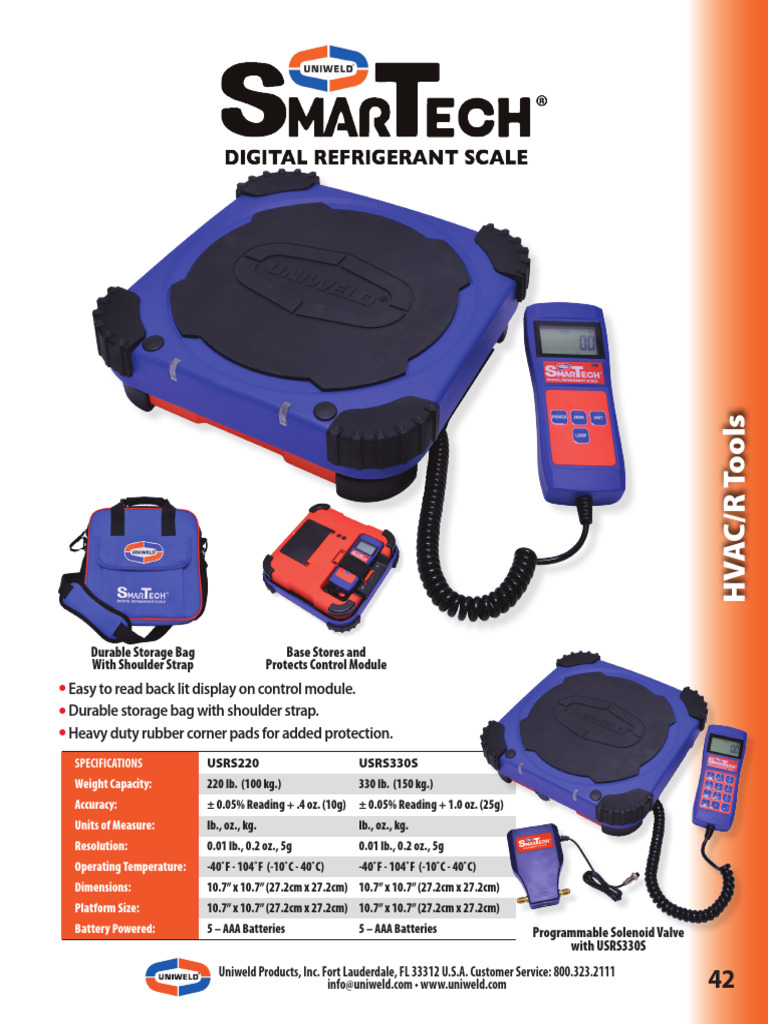 Uniweld Smartech Digital Ref Scale | PDF