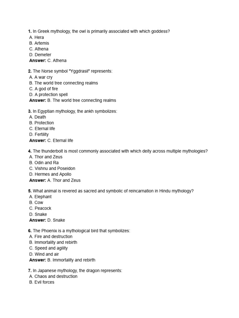 Mythological Symbolism in Global Cultures | PDF | Deities | Mythology