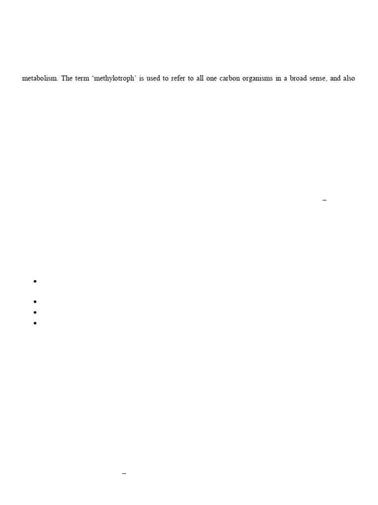Unit IV-Metabolism of One Carbon Compound | PDF | Acetate | Metabolic ...