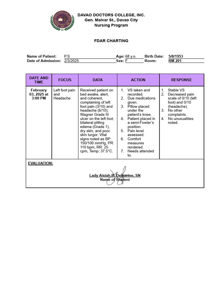 DEIPARINE_PAIN_FDAR | PDF