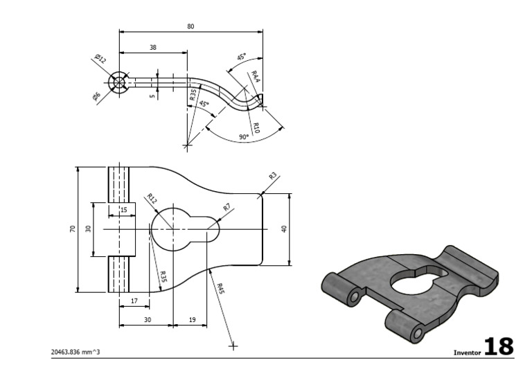 The CAD Album of 100 Parts - 018 | PDF