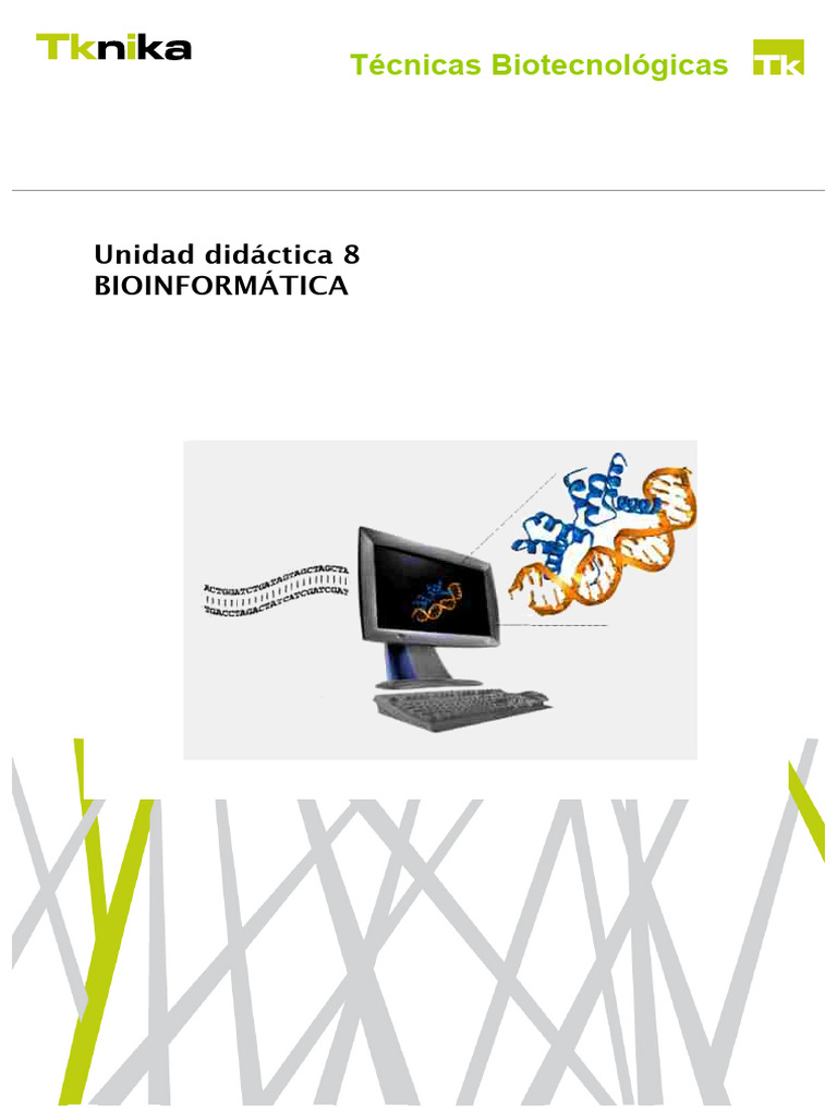 UD08 Bioinformatica | PDF | Centro Nacional de Información Biotecnológica | Bioinformática
