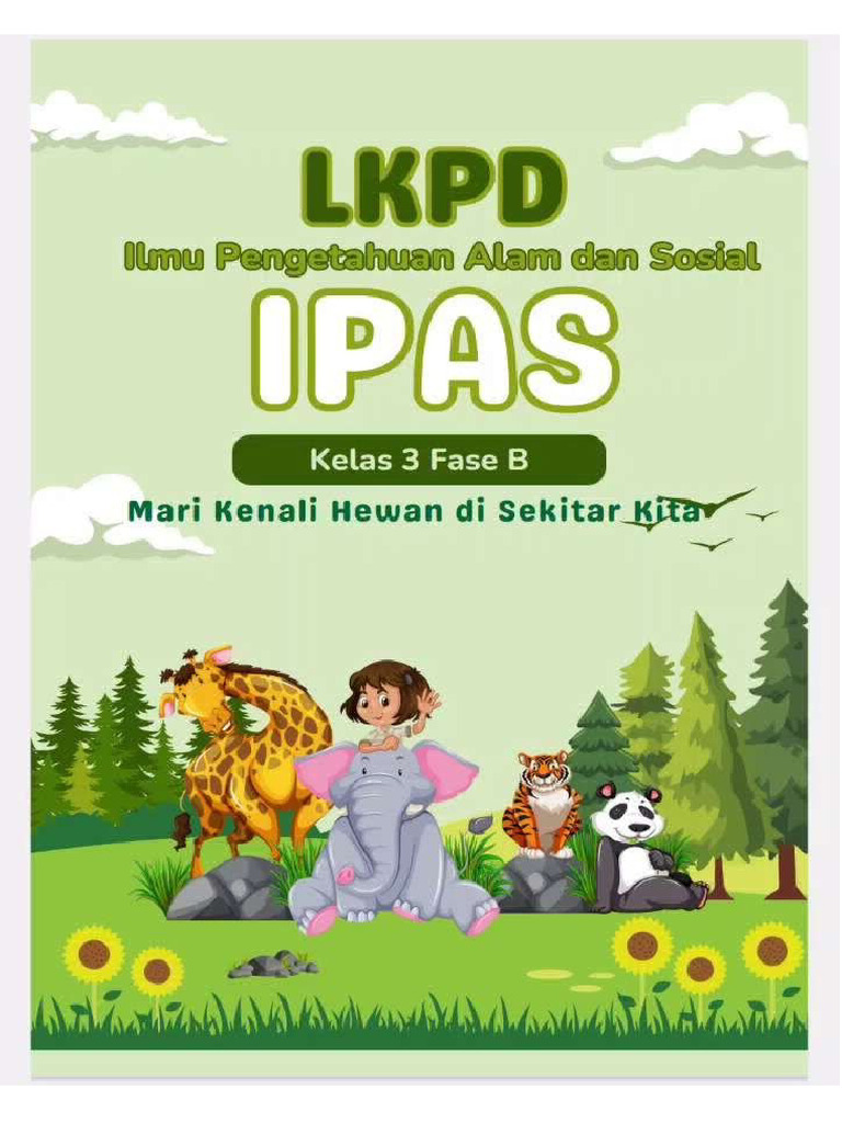 LKPD SD Kelas 3 Mengenal Hewan Di Sekitar | PDF
