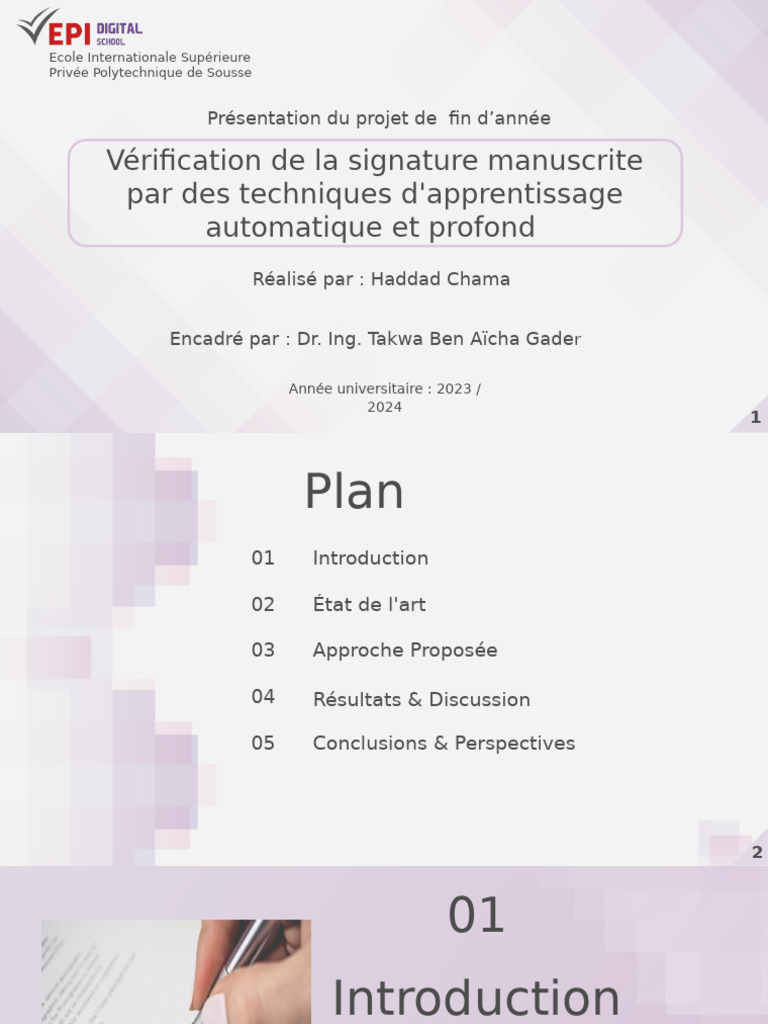 PFA Chema Vérifications Signature | PDF | Informatique | Mathématiques ...