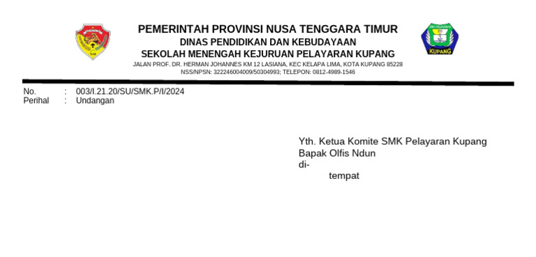 Template Amplop | PDF