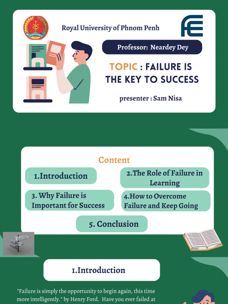 Failure Is The Key To Success | PDF