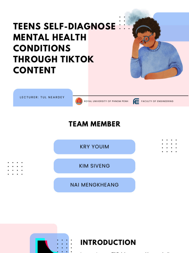 Teens Self Diagnose Mental Health Condition Through Tiktok Content ...