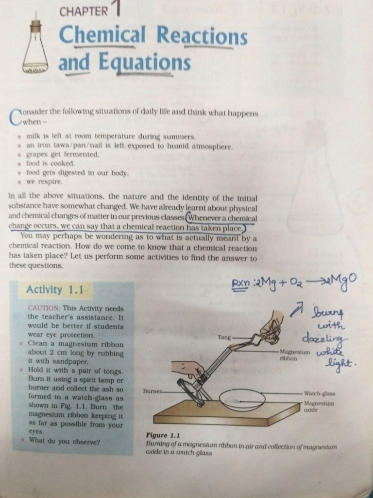 CHEM CH 1 Book Marking | PDF